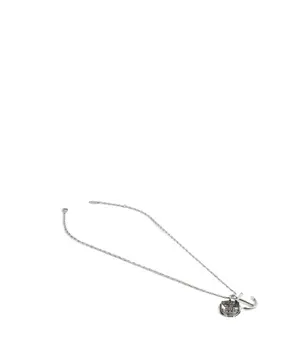 Balenciaga Anchor Crest Charms Necklace