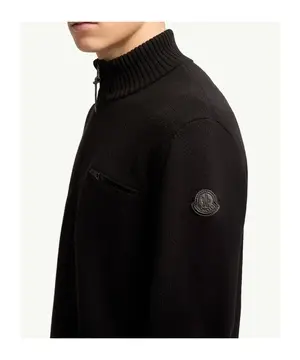 Moncler Wool Cashmere Blend Turtleneck Sweater