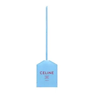Celine Logo Pendant - Blue/red
