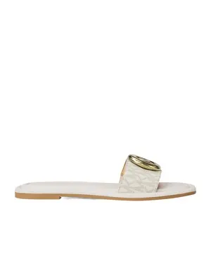 Michael Kors Milan Suede Open Toe Ballet Flat