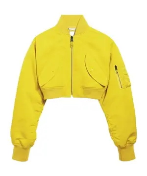 Balenciaga Cropped Bomber Jacket