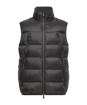 Moncler Reticone Down Vest - Black