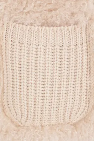 Moncler Drawstring Zip-up Padded Gilet - Light Beige