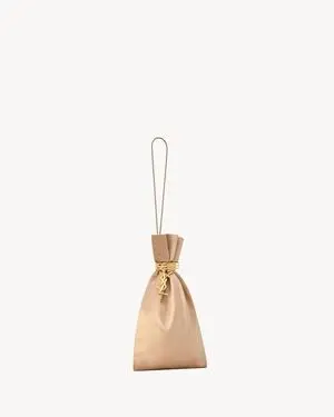 Saint Laurent Evening Logo Plaque Pouch