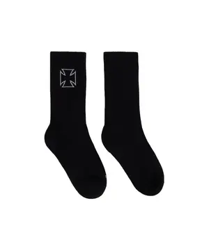 Vetements Biker Cross Socks - Black