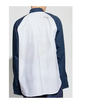 Balenciaga Logo Patch Long-sleeve Shirt