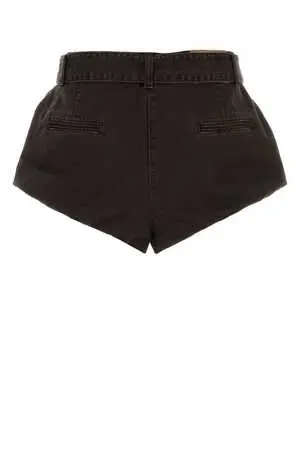 Magda Butrym Belted Pleated Shorts