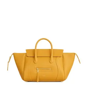 Celine Grained Calfskin Little Luggage Top Handle Bag