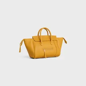 Celine Grained Calfskin Little Luggage Top Handle Bag