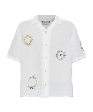 ALLSAINTS Embroidered Short-sleeve Shirt