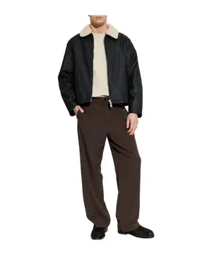 ALLSAINTS Boston Shearling Collar Jacket