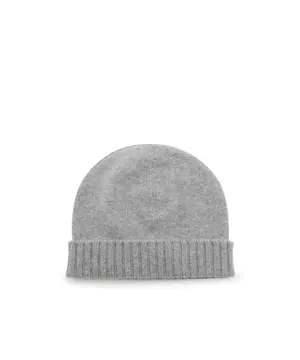 Malo Fine-knit Turn-up Brim Beanie