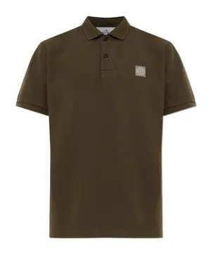 Stone Island Short-sleeved Polo Shirt - Green