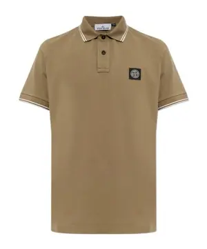 Stone Island Short-sleeved Polo Shirt - Brown