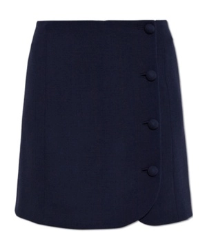 Valentino Garavani Button-fastening A-line Skirt