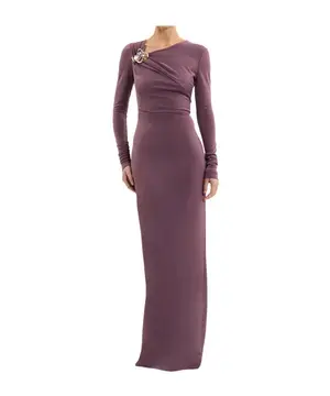 Rebecca Vallance Nala Asymmetric Long Dress