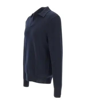GRAN SASSO Long-sleeve Polo Shirt