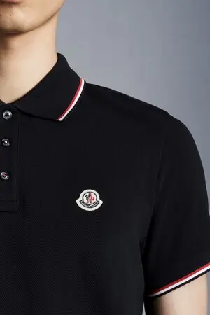 Moncler Logo-patch Short-sleeved Polo Shirt