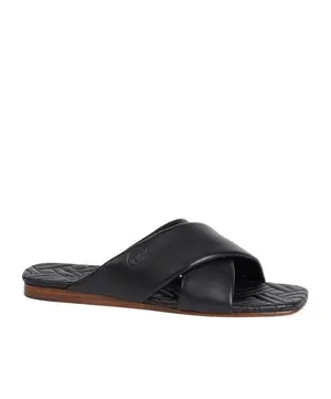 Kenzo Kenzonatsu' Sandals In Leather - Black