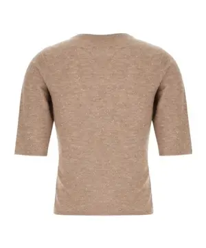 Fabiana Filippi Short-sleeved Knit Top With Sequins