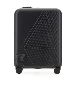 K-WAY Eudoxie Logo Embossed Trolley - Black