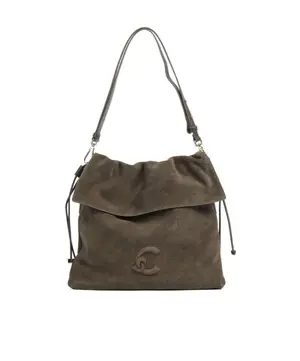 COCCINELLE Drawstring Shoulder Bag - Brown