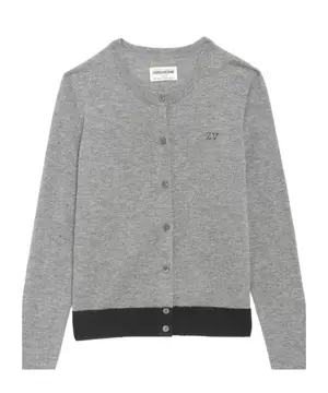 Zadig&Voltaire Missya Cardigan - Medium Gray