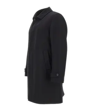 Tagliatore Single-breasted Twill Coat