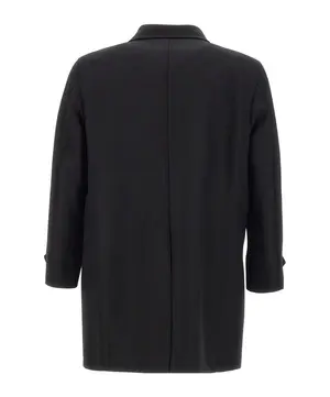 Tagliatore Single-breasted Twill Coat