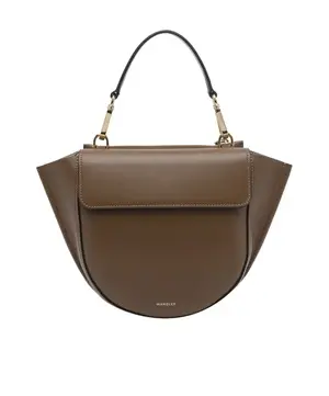 WANDLER Clamshell Handbag - Brown