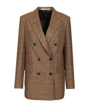 Tagliatore Double-breasted Suit Jacket - Brown
