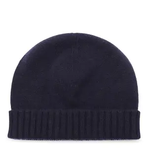Malo Fine-knit Turn-up Brim Beanie