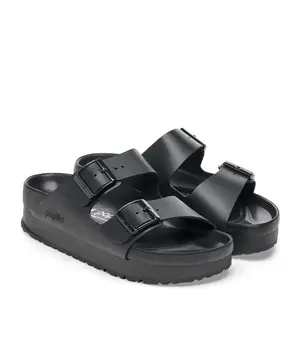 BIRKENSTOCK Arizona Pap Double Strap Platform Slip-on Sandals