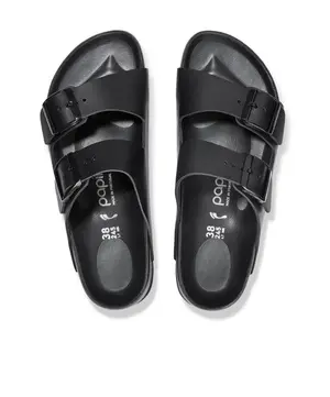 BIRKENSTOCK Arizona Pap Double Strap Platform Slip-on Sandals