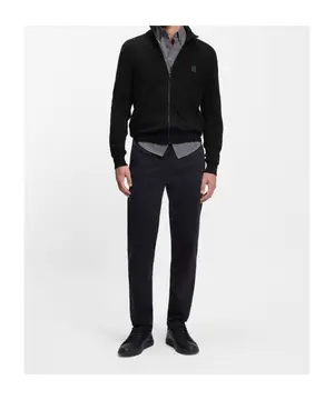 Hugo Boss Zip-fastening Logo-patch Cardigan