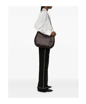 Dragon Diffusion Woven Design Shoulder Bag