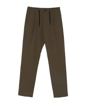 Herno Pleated Drawstring Trousers - Brown