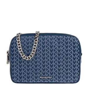 Michael Kors Geometric-pattern Shoulder Bag - Blue