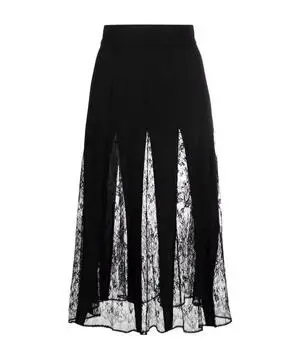 Dolce & Gabbana Lace-panelled Midi Skirt