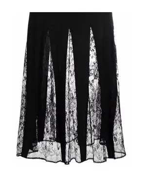 Dolce & Gabbana Lace-panelled Midi Skirt