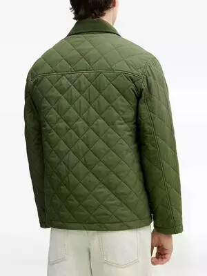 BENETTON Quilted Corduroy-collar Jacket