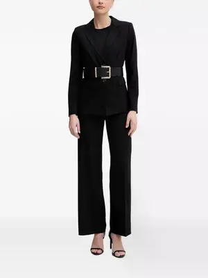 BENETTON Pressed Crease Wide-leg Trousers
