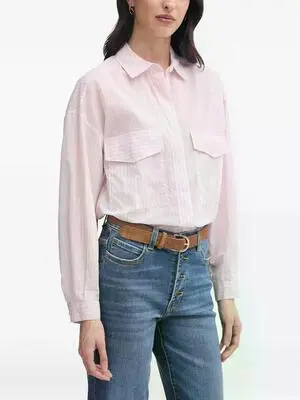 BENETTON Striped Pocket Detail Shirt