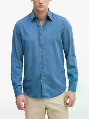 BENETTON Washed-denim Shirt