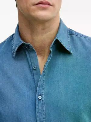 BENETTON Washed-denim Shirt