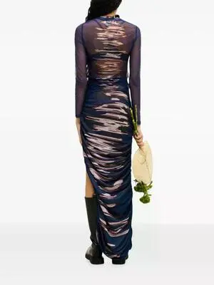 Ph5 Sheer Crystal-embellished Mesh Top