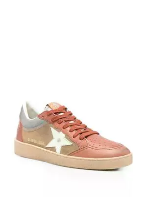 GOLDEN GOOSE Ball Star Panelled Sneakers - Brown