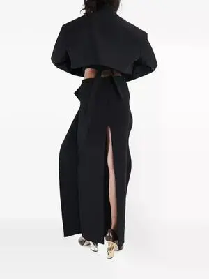 A.W.A.K.E. Mode Panelled Maxi Skirt With Slit Detail
