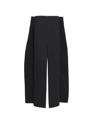 A.W.A.K.E. Mode Panelled Maxi Skirt With Slit Detail