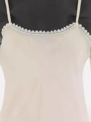 THE GARMENT Lace-trimmed Mini Dress